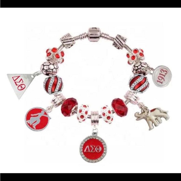 Jewelry | Delta Sigma Theta Cherish Charm Bracelet | Poshmark